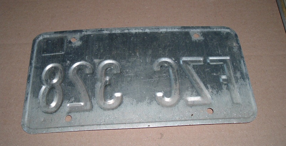 1991 Kansas Truck License Plate MC FZC 328 "12M Regular" Mitchell ...