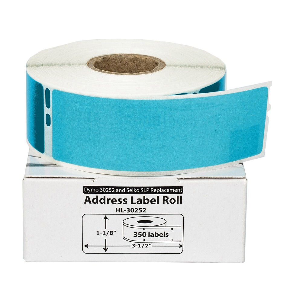 DYMO LW 30252 Direct Thermal Address Labels (1-1/8" x 3-1/2") - 350 per ...