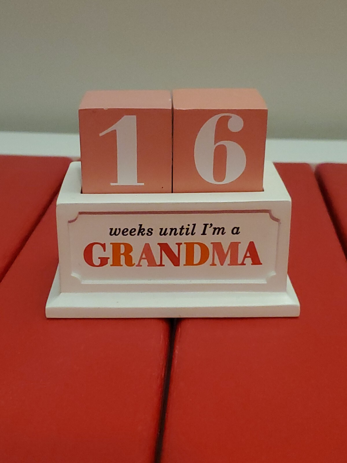 Hallmark Grandma To Be Weekly Countdown Weeks Until Baby Perpetual ...