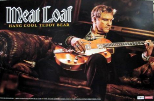 MEAT LOAF 2010 2 sided hang cool promotional poster Flawless New Old ...