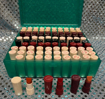 AVON Salesman Lipstick Sample Case With 100 Lipstick Samples - NOS | eBay