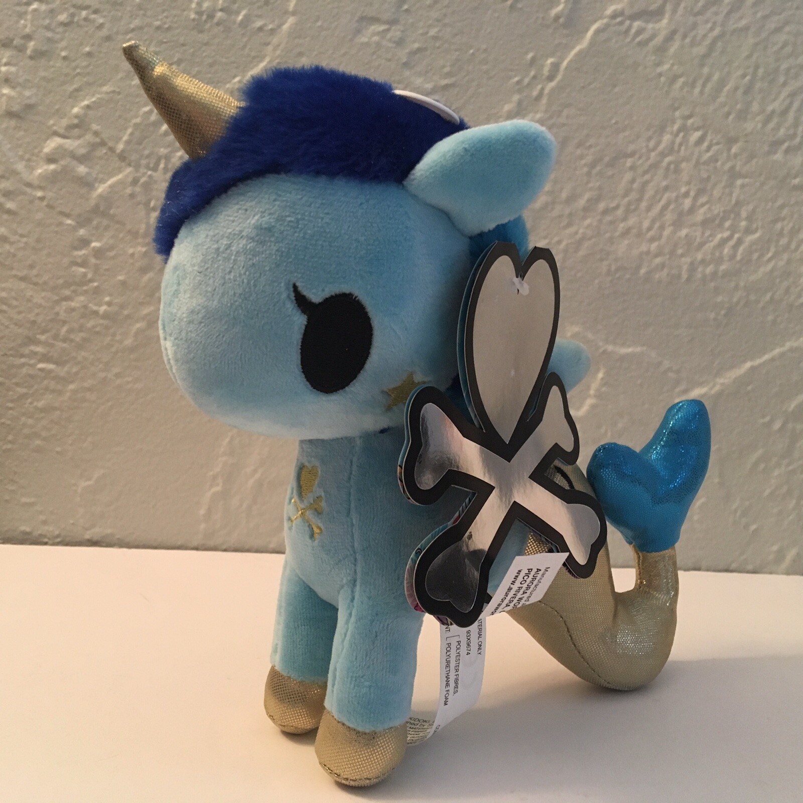 NWT TokiDoki Mermicorno Plush CORSICA 7.5" Mermaid/Unicorn Toy Doll ...