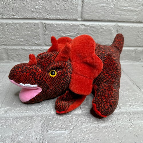 Creative Plush Triceratops Dinosaur Plush Hand Puppet Stuffed Animal ...