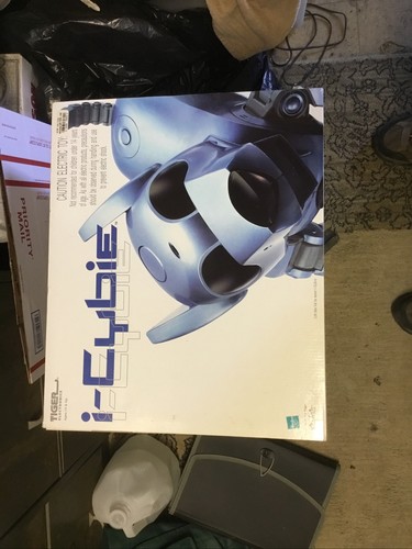 I-Cybie GOLD Robotic Dog Vintage 2001 Hasbro Tiger W/ Remote Charger ...