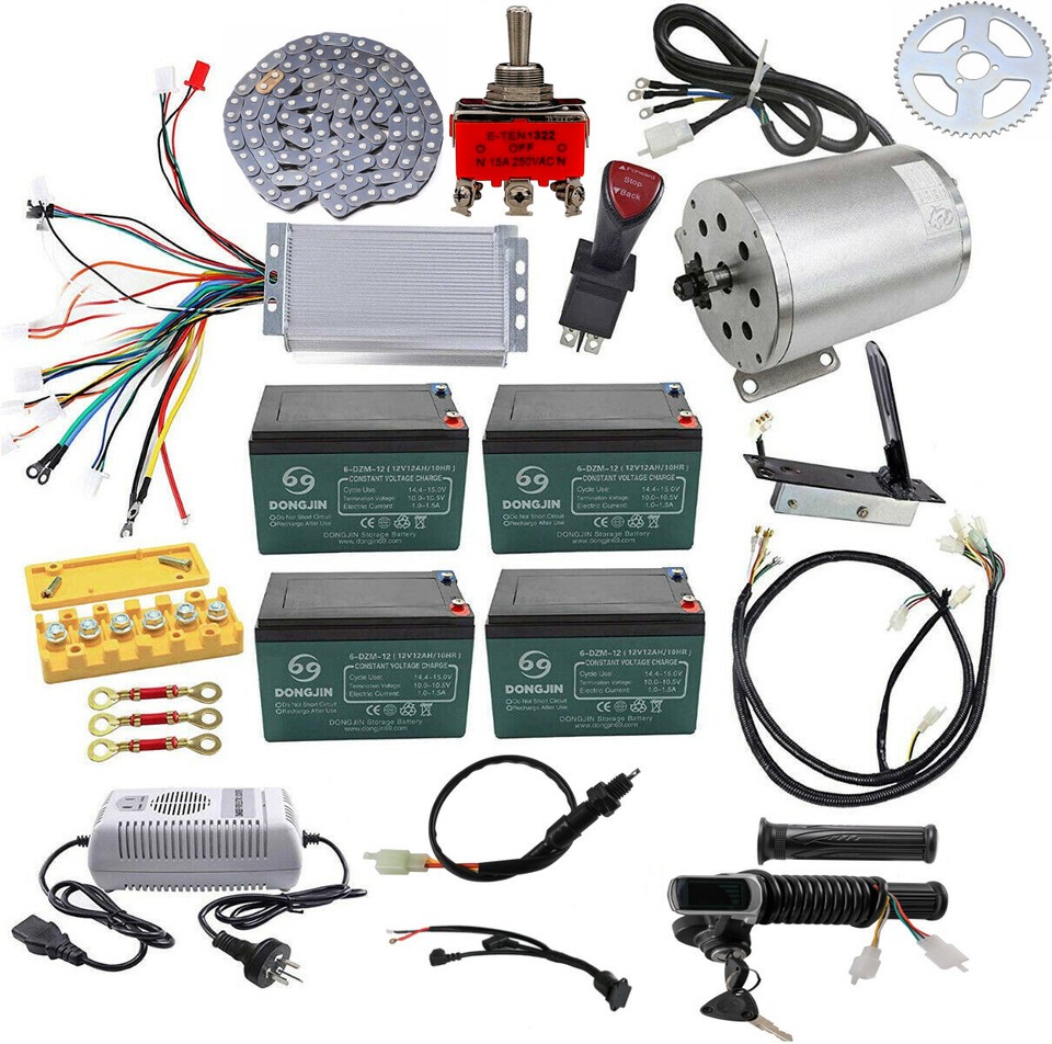 48V 1800W Brushless Motor Kit for Electric Scooter ATV Go kart Bicycle ...