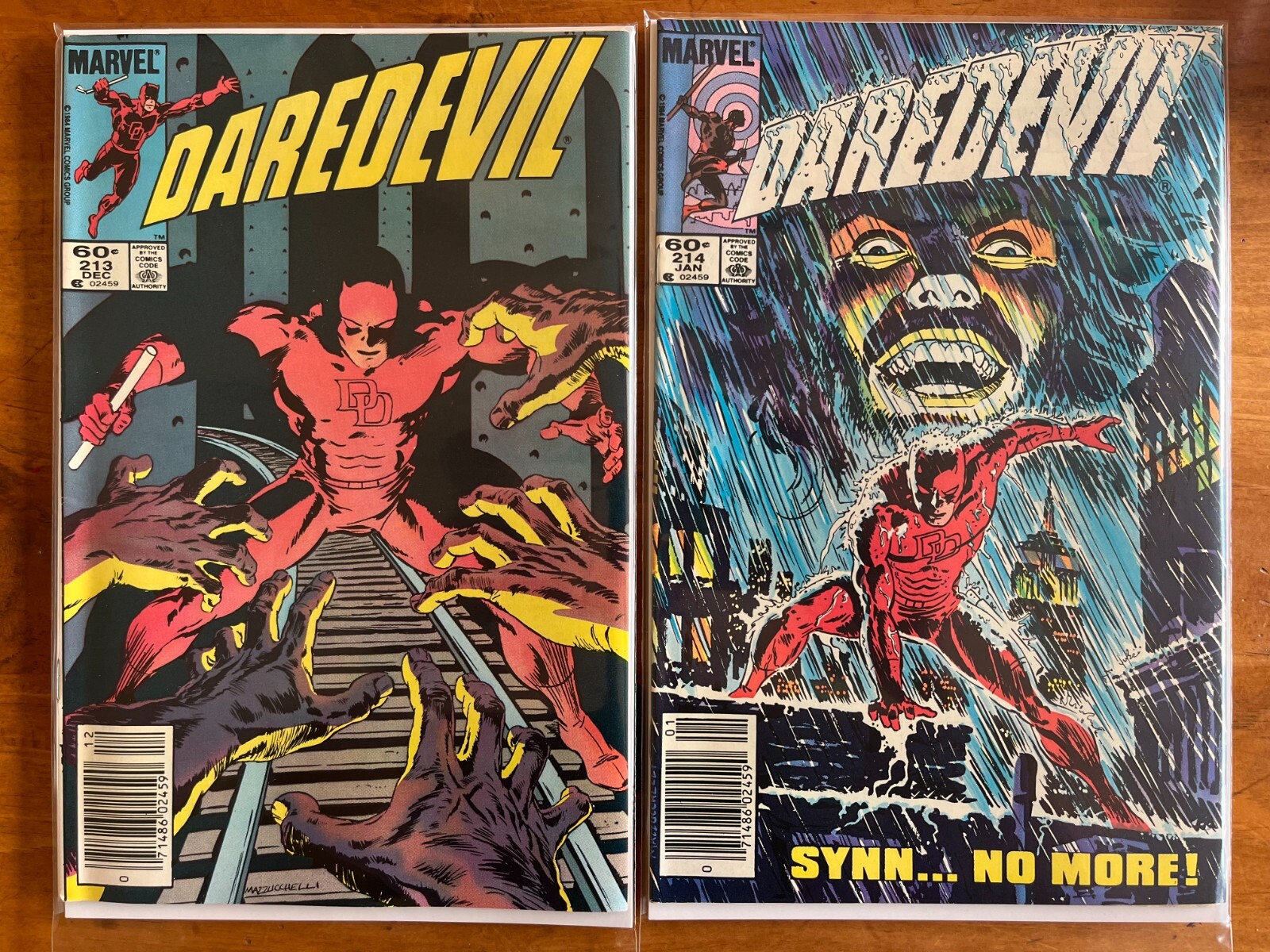 Comic Lot- Daredevil #213 & #214 (1984) Marvel Comics VF-NM | eBay
