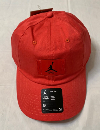 Nike Air Jordan Jumpman Red Club Cap Billed Adjustable L/XL FD5181-604 ...