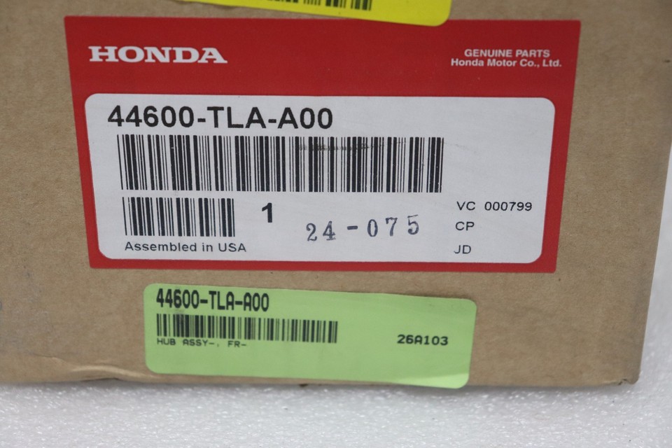 NEW 2017-2024 Honda CRV CR-V Front Hub Assembly 44600-TLA-A00 OEM | eBay