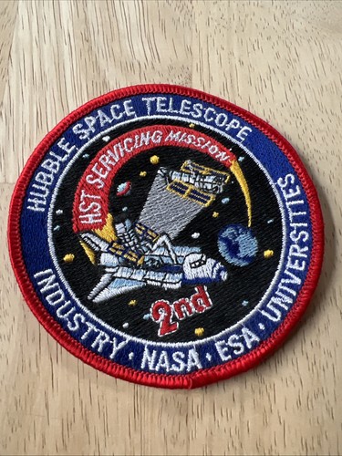 NASA 2nd HST Servicing Mission Hubble Space Telescope Patch | eBay