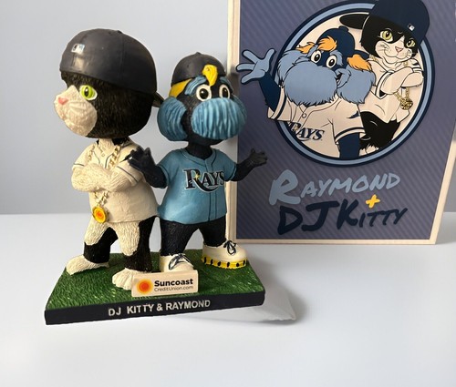Tampa Bay Rays Raymond DJ Kitty Mascot Dual Bobble Head SGA Tropicana ...