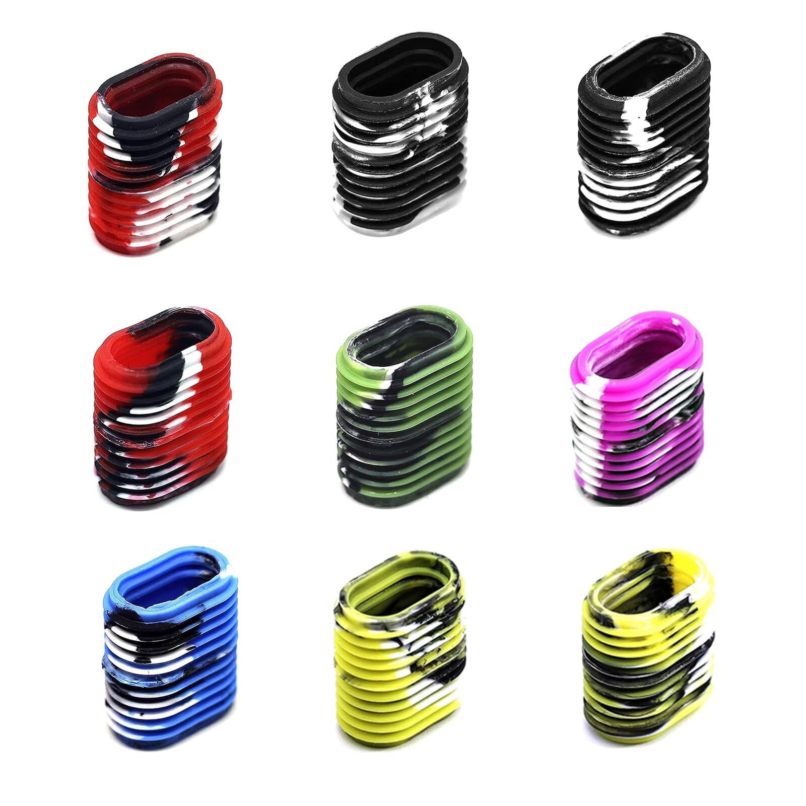 Rubber Fishing Reel Handle Grip Sleeve Non-Slip Baitcaster Knob Covers ...