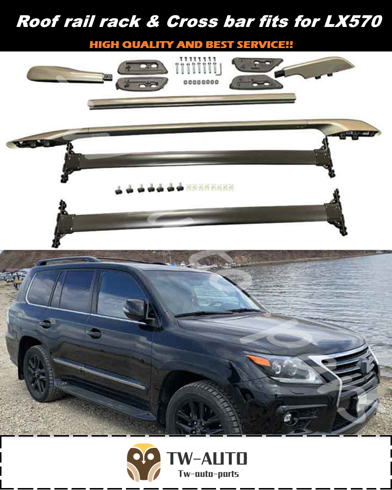 Fits for Lexus LX570 2011-2020 Roof Rack Rail Carrier Crossbar Cross ...
