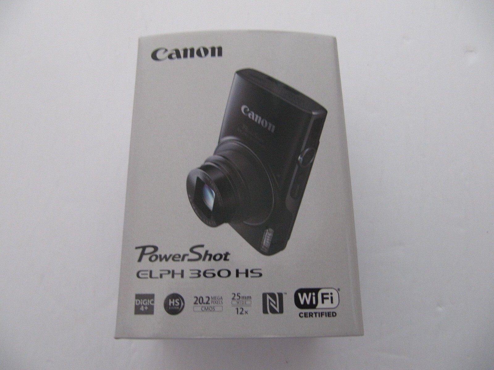 New Canon PowerShot ELPH 360 HS Digital Camera 20 MP w/ 12x Optical ...