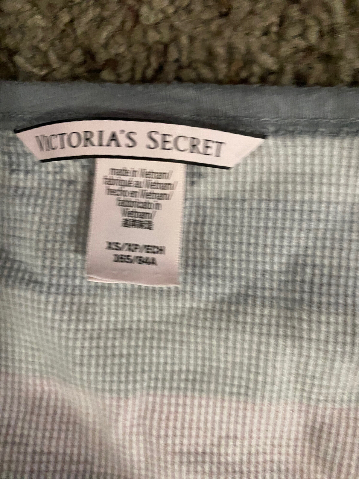 Victoria's Secret Thermal Pajama Sleepwear Set-Size XS - Gem