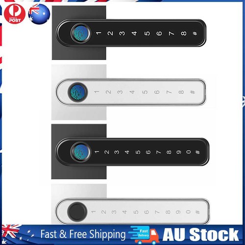 Smart App Biometric Fingerprint Lever Handle Lock Password Electronic ...