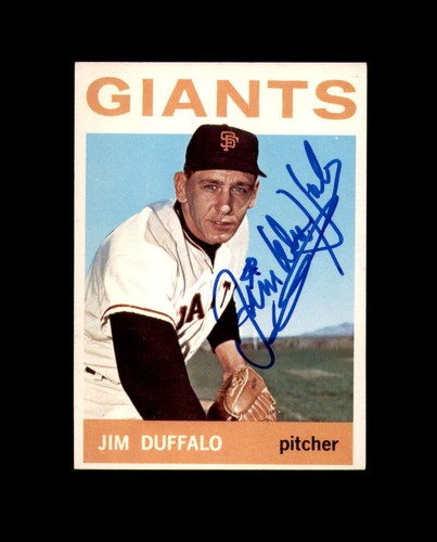 Jim Duffalo Signed 1964 Topps San Francisco Giants Autograph | eBay