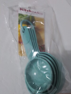 Kitchen Aid Universal Measuring Cups, Set Of 4, Aqua Sky | eBay