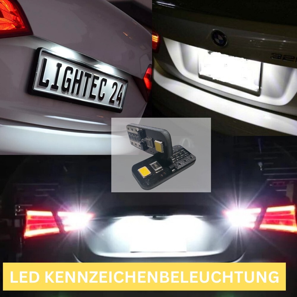 2x 2SMD LED Éclairage de la Plaque 12vW5W T10 pour Ford Mondeo IV (BA7 ...