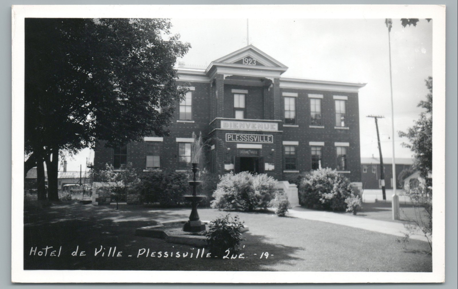 Plessisville Quebec RPPC Hotel de Ville—Antique Photo CPA Postcard ...