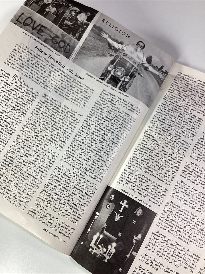 Time Magazine 1971 Rare Ads Unions Meany Renault Kennedy RFK Jr Max Van ...