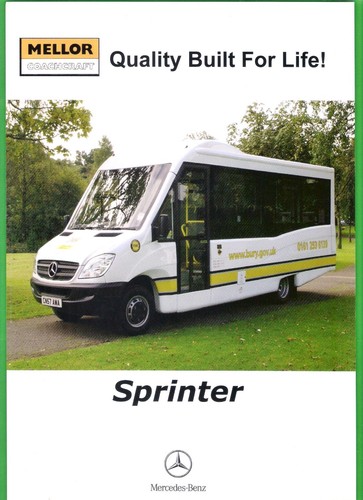 Specification Leaflet - Mellor Coachcraft - Sprinter - Mercedes Benz ...