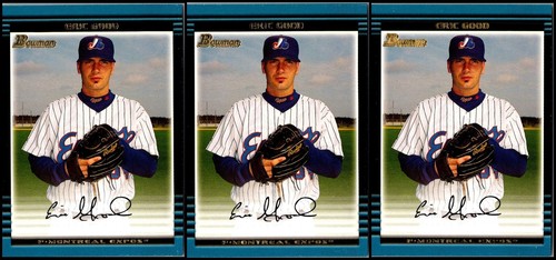 Bowman Draft Picks & Prospects Eric Good (3) Card Lot - PREMIUM QUALITY ...