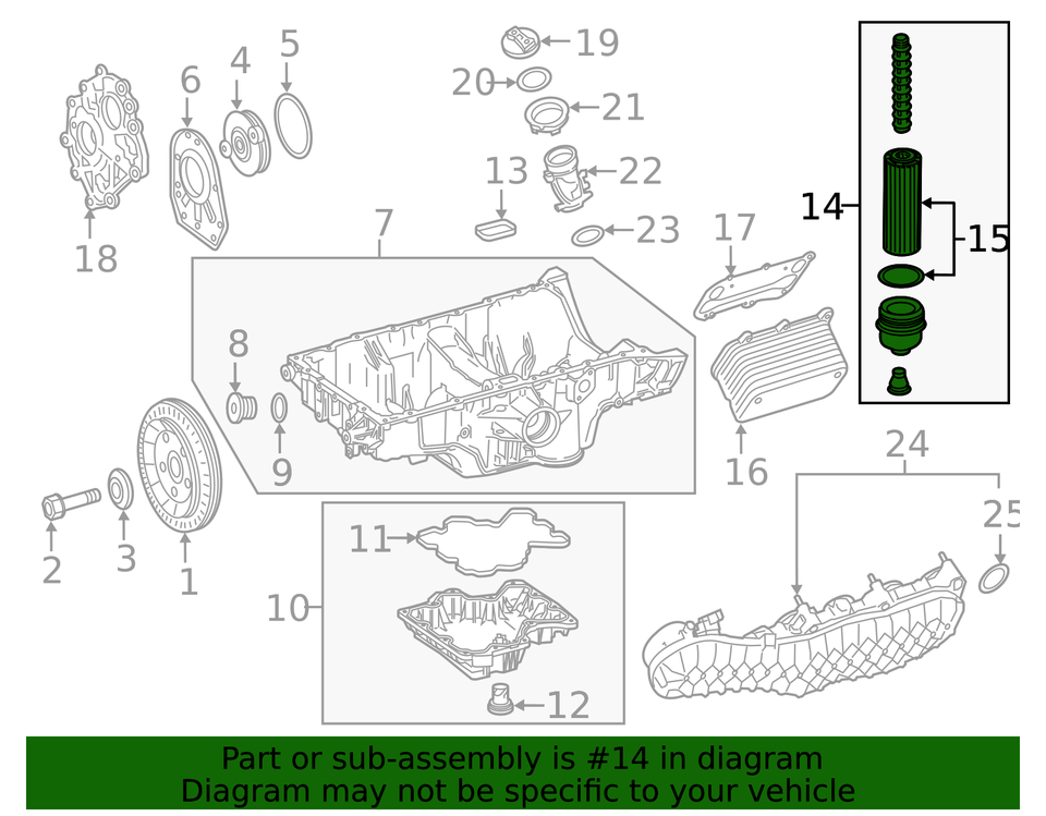 Genuine Mercedes-Benz Engine Oil Filter Element 177-180-55-00 | eBay
