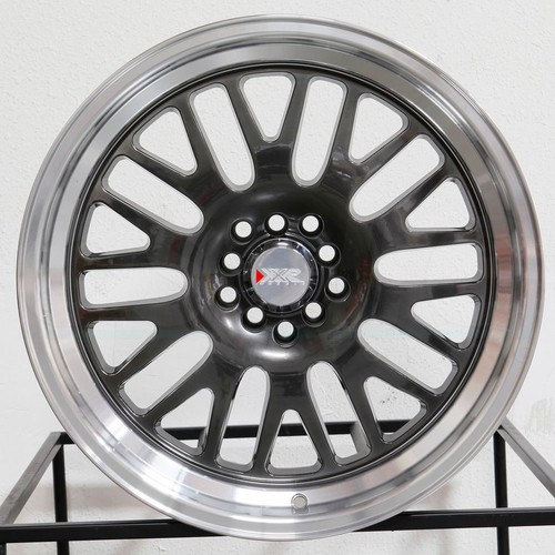 4-New 17" XXR 531 Wheels 17x8 4x100/4x114.3 25 Chromium Black ML Rims ...
