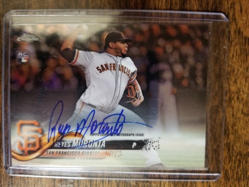2018 Topps Chrome - Rookie Autographs #RA-RMO Reyes Moronta (AU, RC ...