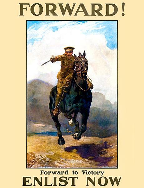 Forward To Victory! Enlist Now - 1915 - World War I - Recruitment ...