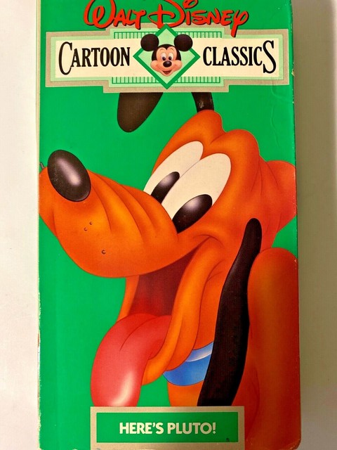 Walt Disney Cartoon Classics - V. 5 - Heres Pluto (VHS, 1991) for sale ...