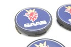 WHEEL CENTER CAPS 62.5mm FOR SAAB 9-3 9-5 2.0 2.3t YS3E 98-07 AERO ...
