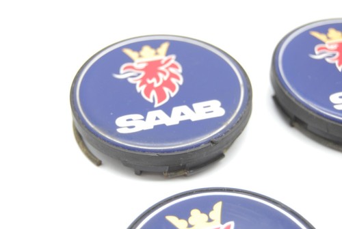 WHEEL CENTER CAPS 62.5mm FOR SAAB 9-3 9-5 2.0 2.3t YS3E 98-07 AERO ...