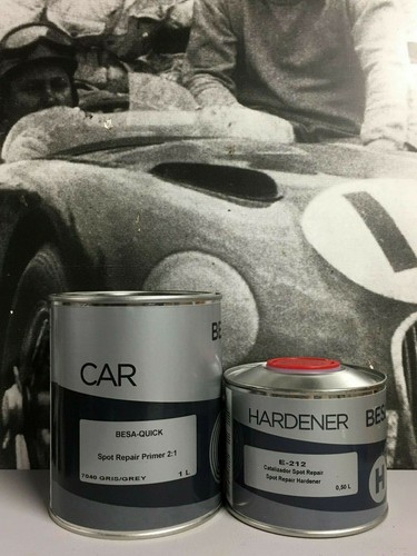 Body paint: 1L BESA QUICK trim primer + hardener = 1.5L (2 kg ...