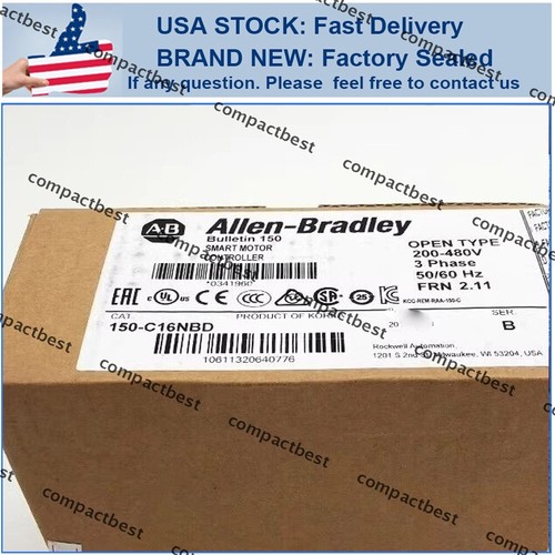 150-C16NBD New Allen-Bradley SMC-3 Smart Motor Controller 150 C16NBD ...