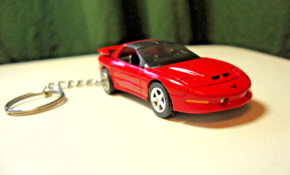 1997 PONTIAC FIREBIRD T/A New Keychain RED Key ring Diecast Toy 1996 97 ...