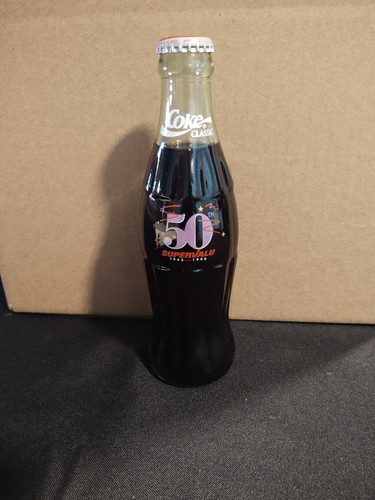 Coca Cola Super Valu Stores 50th Anniversary Bottle And Three Coke ...