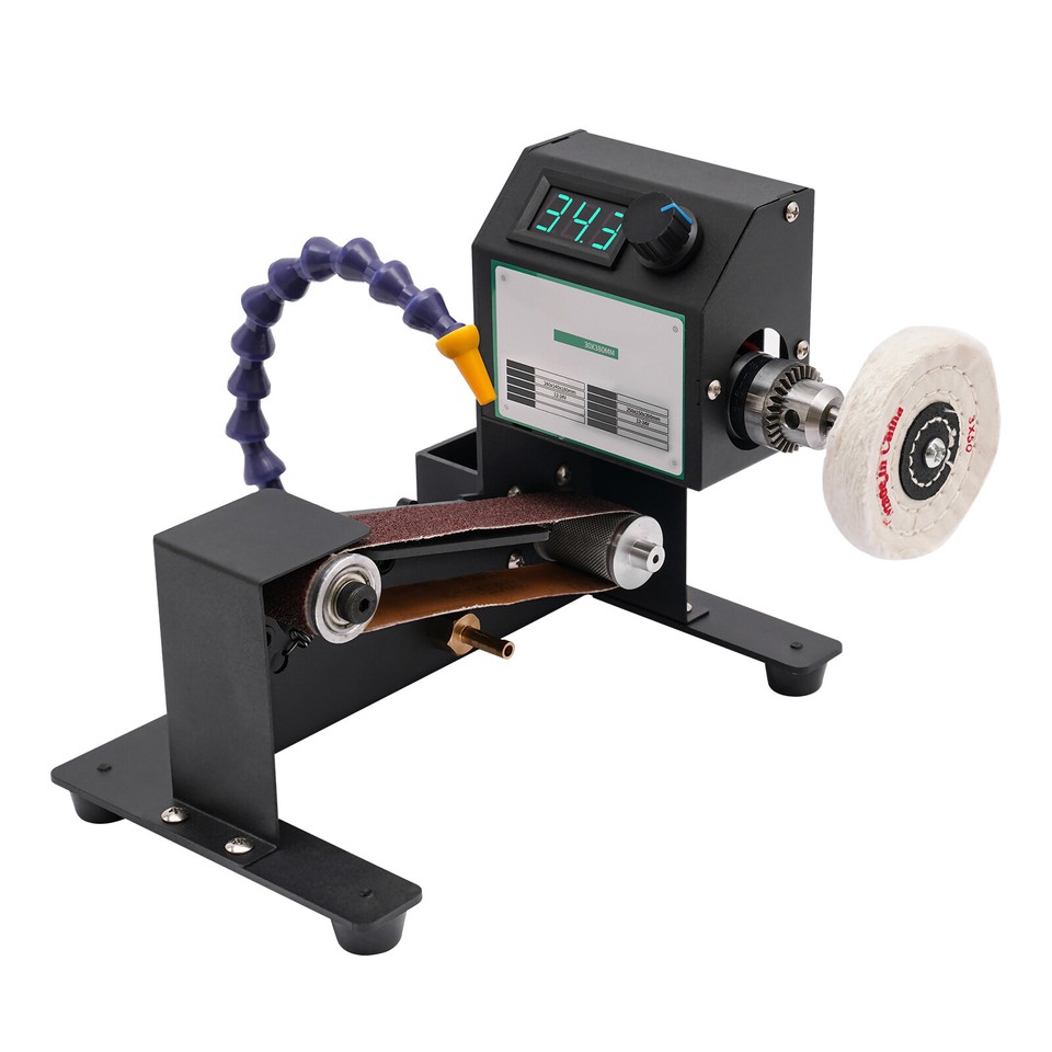 Desktop Mini Belt Sander Grinder Blade Sharpener Tool Table DIY ...