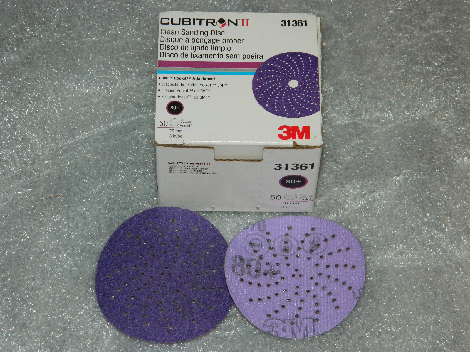CHOICE 3M 31361 31362 31363 31364 CUBITRON II HOOKIT 3" DISCS 80+ 120 ...