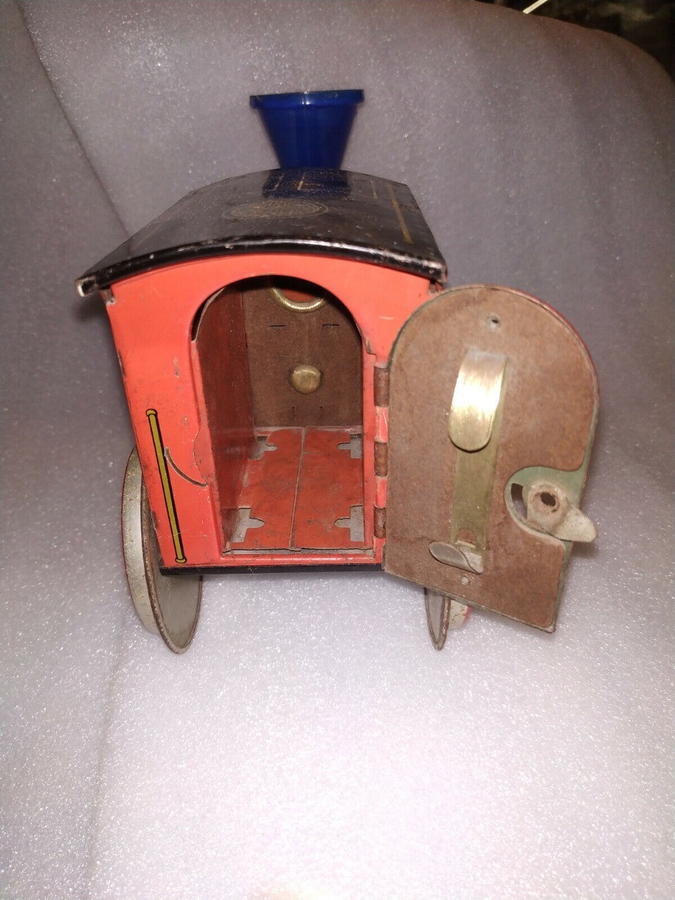 VINTAGE MODERN TOYS JAPAN MODEL 357 TRAIN ENGINE BATTERY OPERATED ...