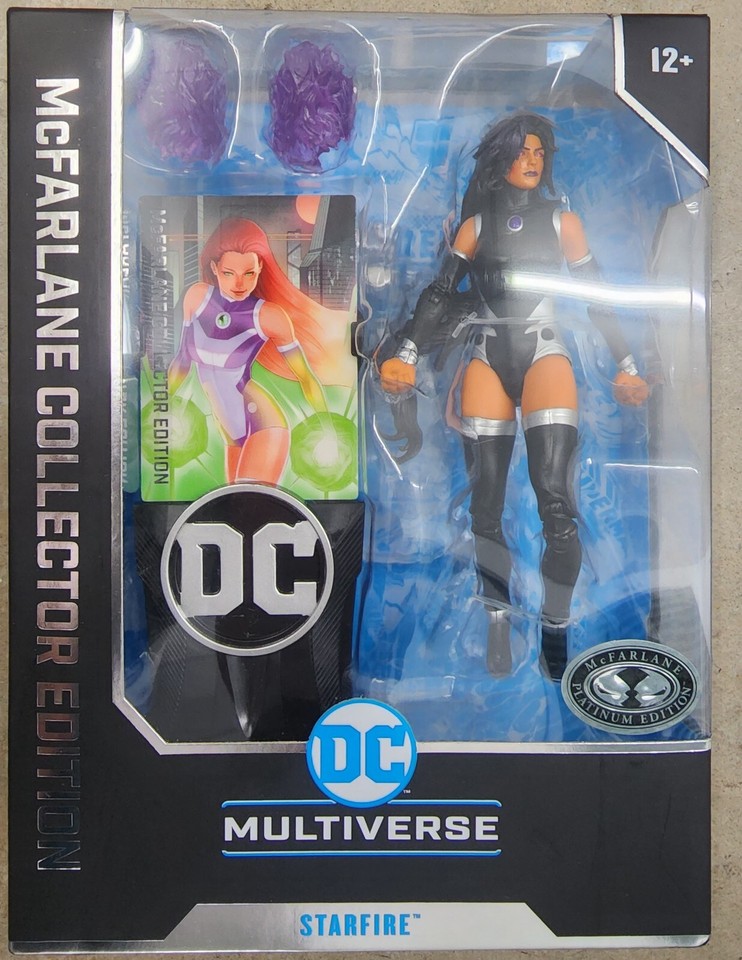 McFarlane DC Multiverse STARFIRE BLACKFIRE Platinum Chase Collector ...