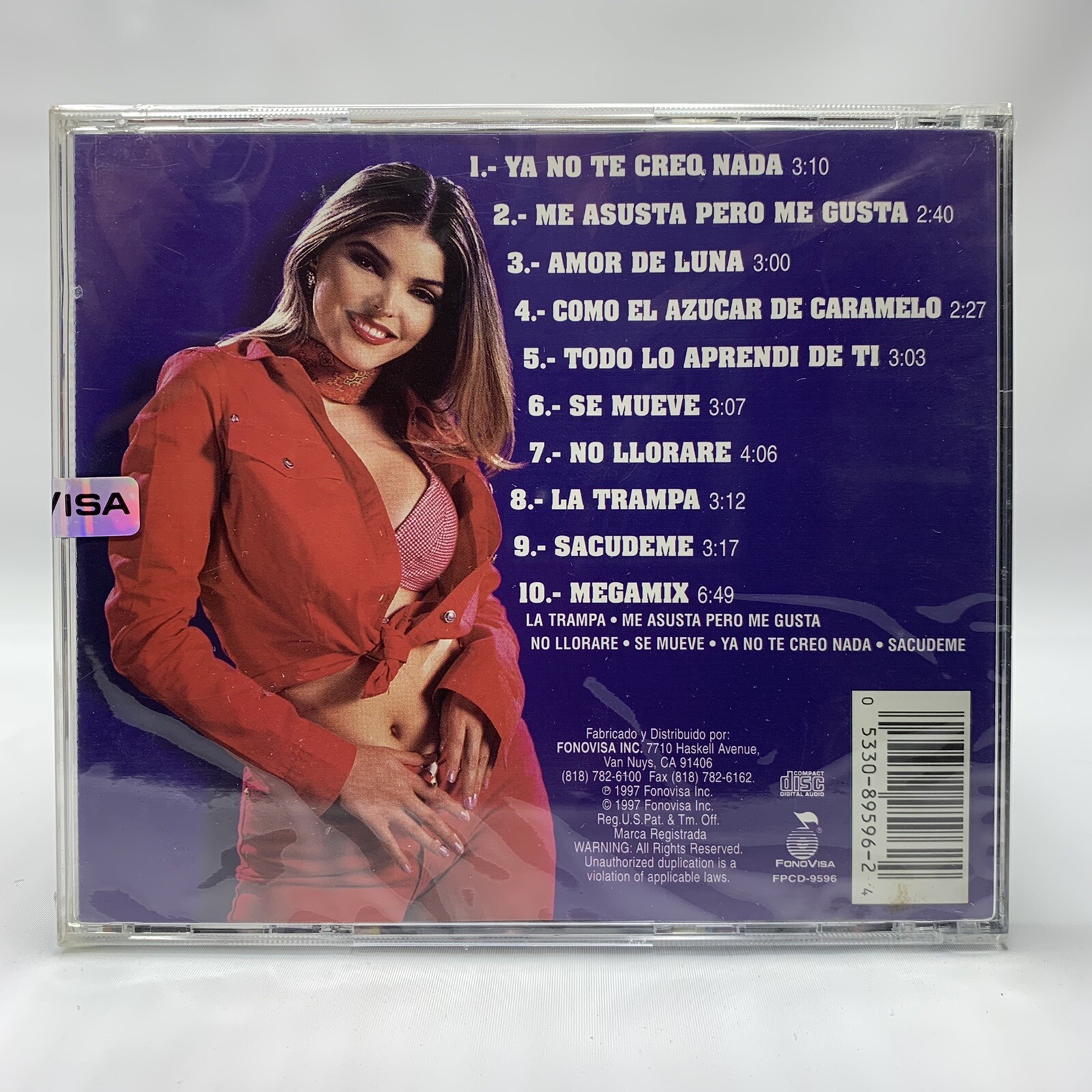 Ana Barbara CD Lo Mejor en la Plaza Mexico 1997 La Trampa Sacudeme Mix ...
