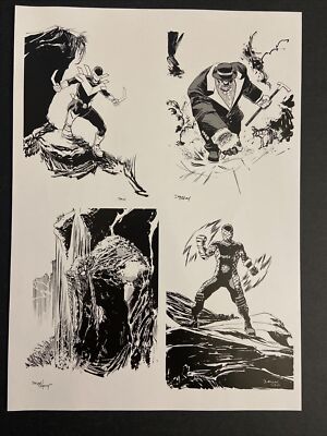 Villains Man Thing Shockwave -Marvel Comic Book Poster 8x11 Declan ...