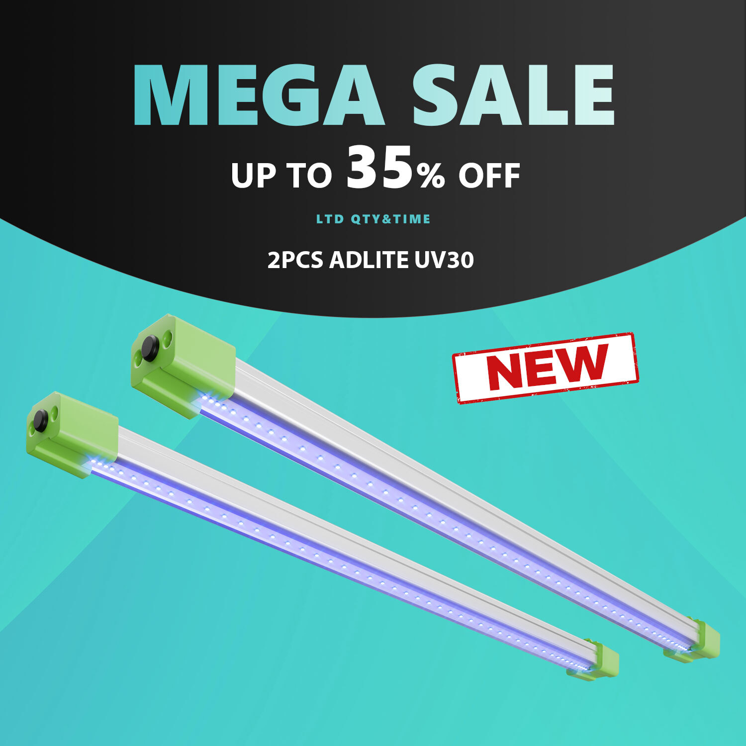 MARS HYDRO ADLITE UV30 UV SUPPLEMENTAL LED GROW LIGHT BAR (2-PACK) | eBay