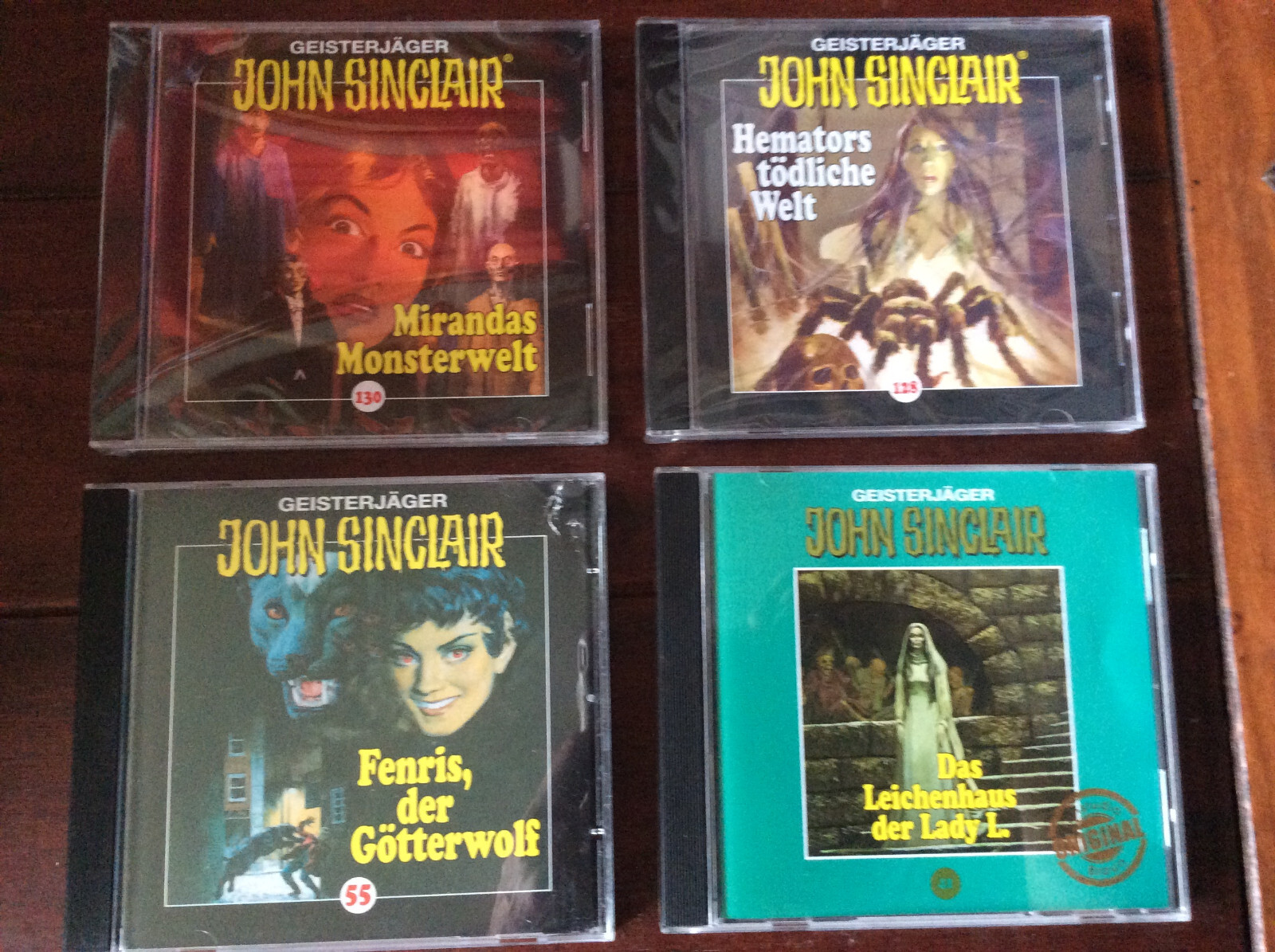 John Sinclair 55 128 130 [4 CD Alben] Mirandas Monsterwelt Fenris,der ...