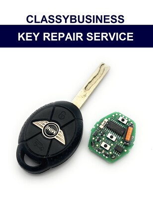 MINI 3 button sealed key fob repair rechargeable battery switches ...