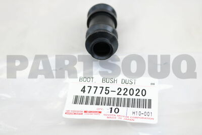 4777522020 Genuine Toyota BOOT, BUSH DUST(FOR REAR DISC BRAKE) 47775 ...