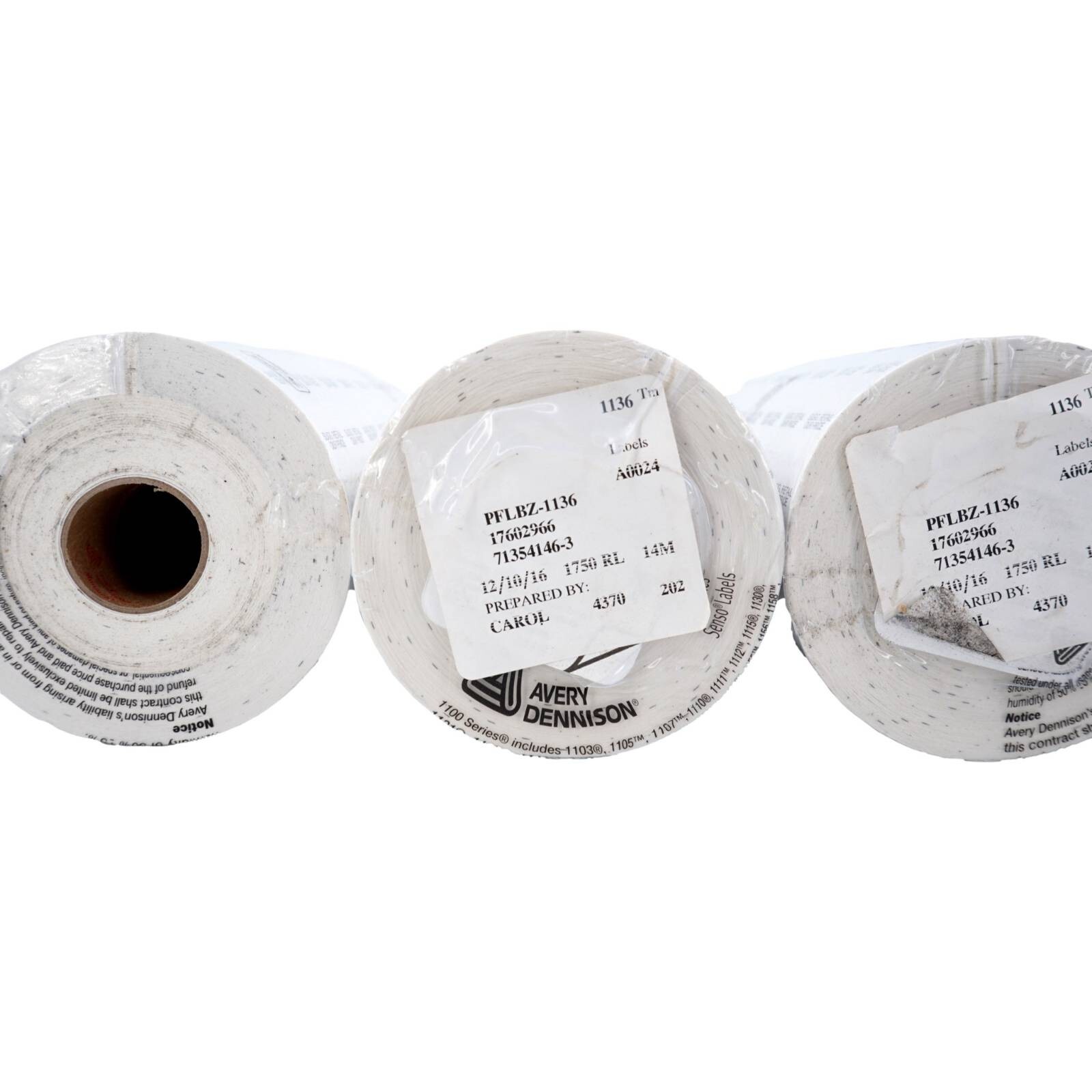Price Labels Avery Dennison 1100 Series Senso Lot Of 4 Rolls USA Made ...