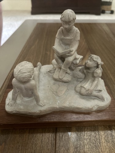 Austin Productions 1980 Story Time Sculpture Statue 9" x 7" VTG | eBay