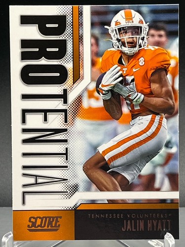 Jalin Hyatt - PROtential insert - Tennessee - Giants - 2023 Panini ...